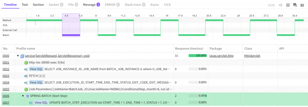 Spring Batch Monitoring with JENNIFER – JENNIFERSOFT